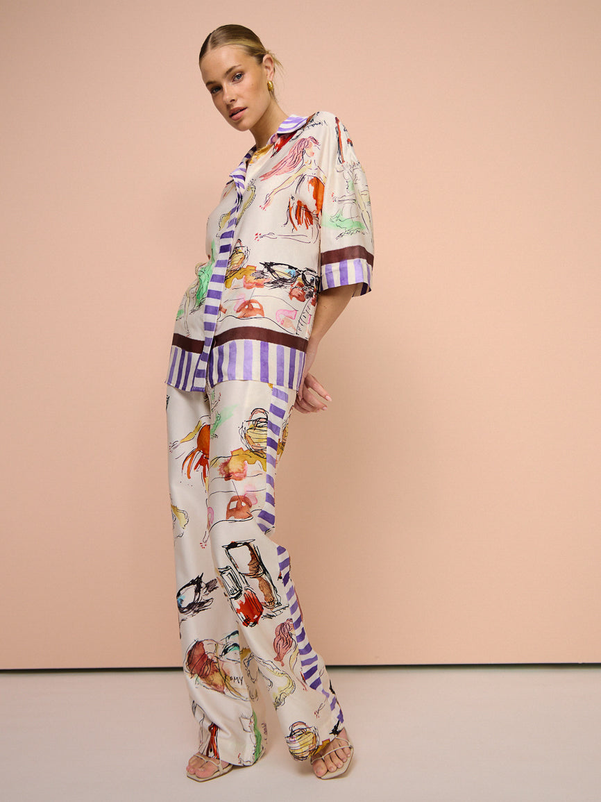 Romy Salamanca Pant in Salamanca 2.0 Print – Coco & Lola