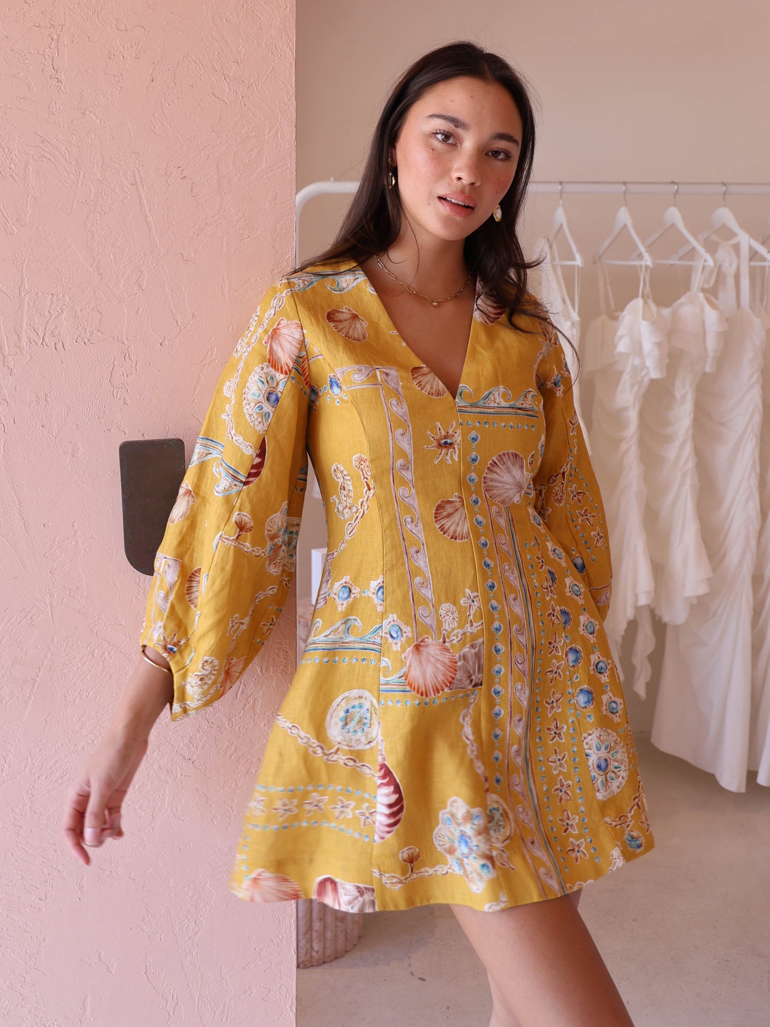 Roame Cassandra Dress in Marigold – Coco & Lola
