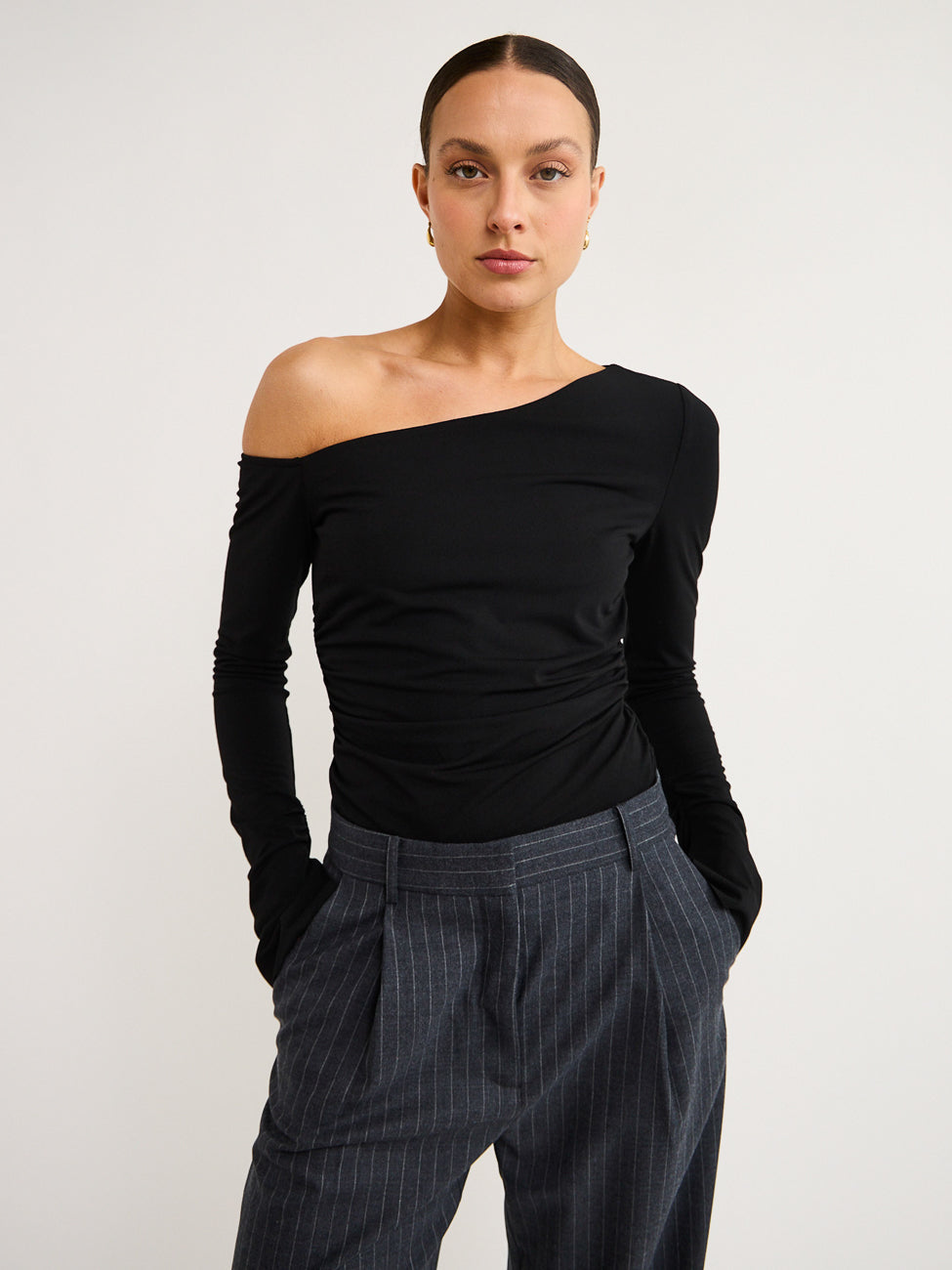 Bec and Bridge Mac Asym L/S Top in Black – Coco & Lola