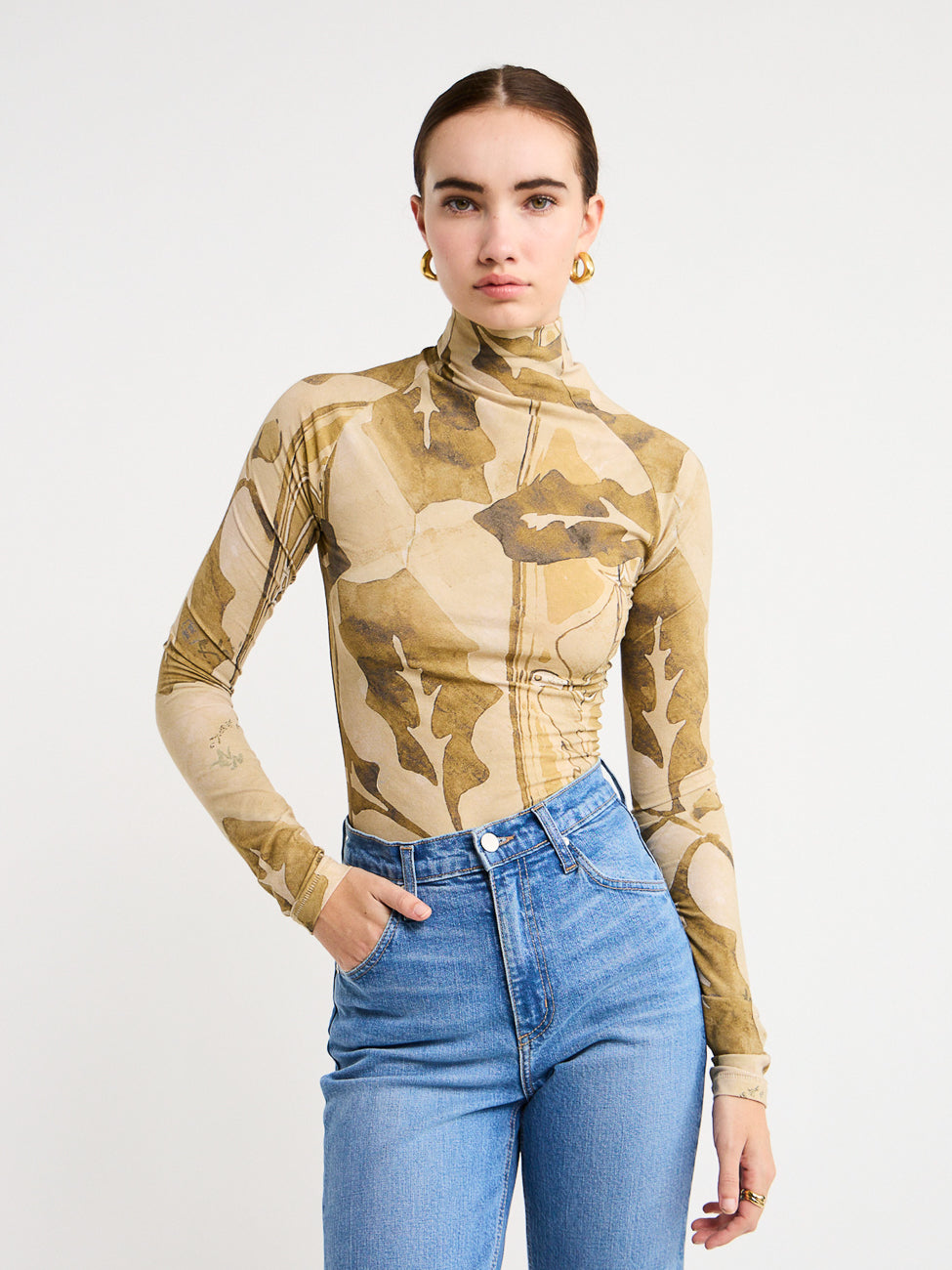 Camilla and Marc Khya Turtleneck Top in Khya Print – Coco & Lola