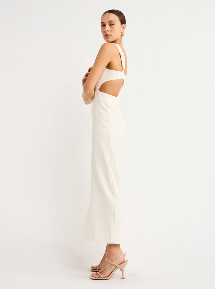 Shona Joy Amura Bustier Midi Dress in Cream – Coco & Lola