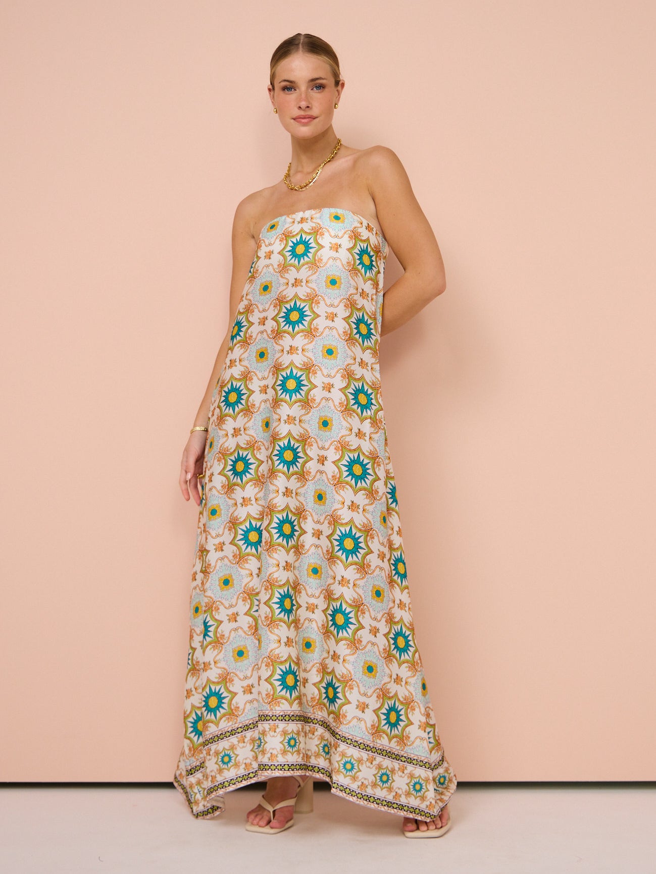 Hansen & Gretel Ikaria Dress in Mosaic – Coco & Lola