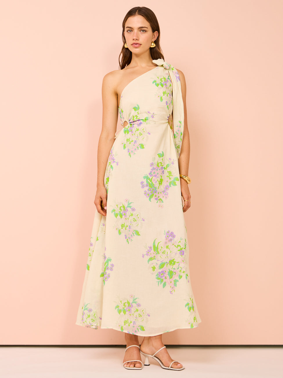 Kate Ford Chamber Tie Gown in Multi – Coco & Lola