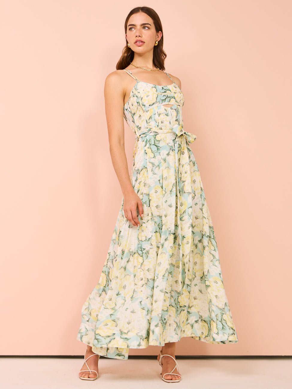 Saint Armont Lila Midi Dress in La Maison Rose Print – Coco & Lola