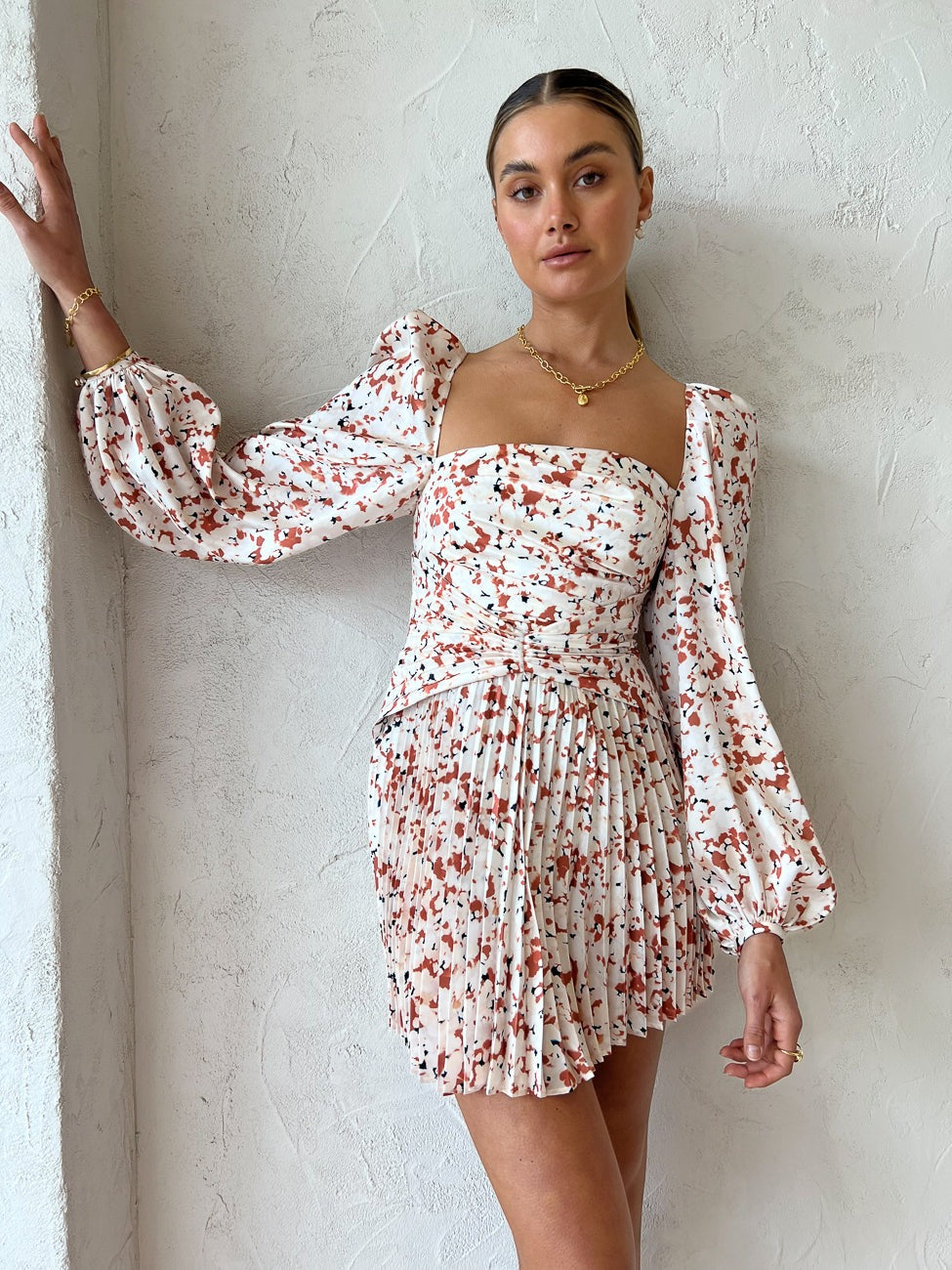 Acler Mannock Dress in Terazzo Print – Coco & Lola