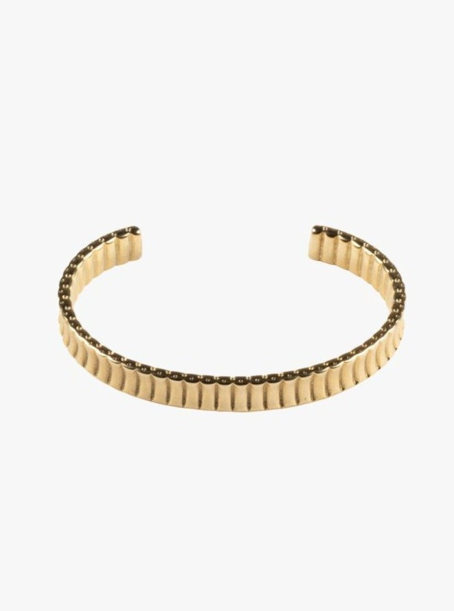 Porter Frill Cuff in Gold – Coco & Lola