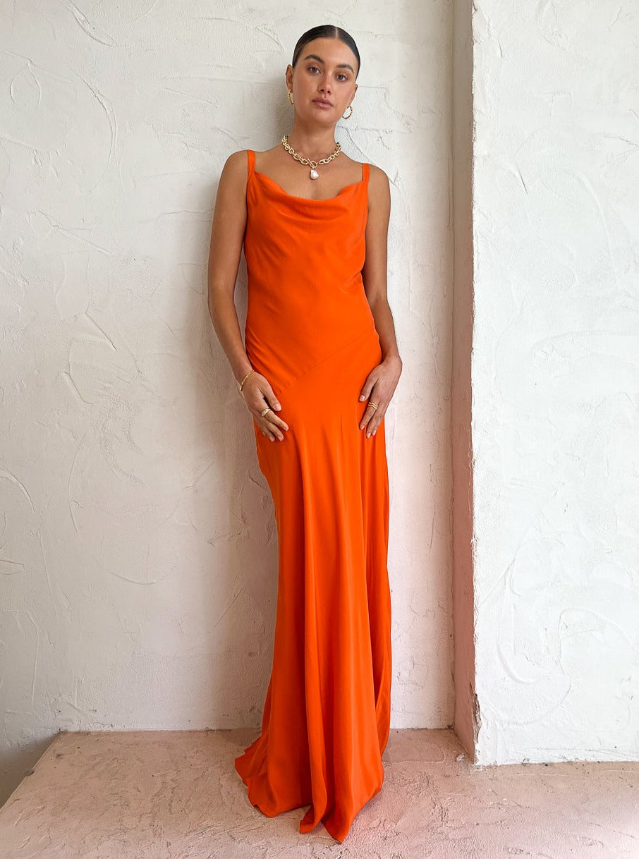 Ginger and Smart Beloved Slip Dress in Tangerine – Coco & Lola
