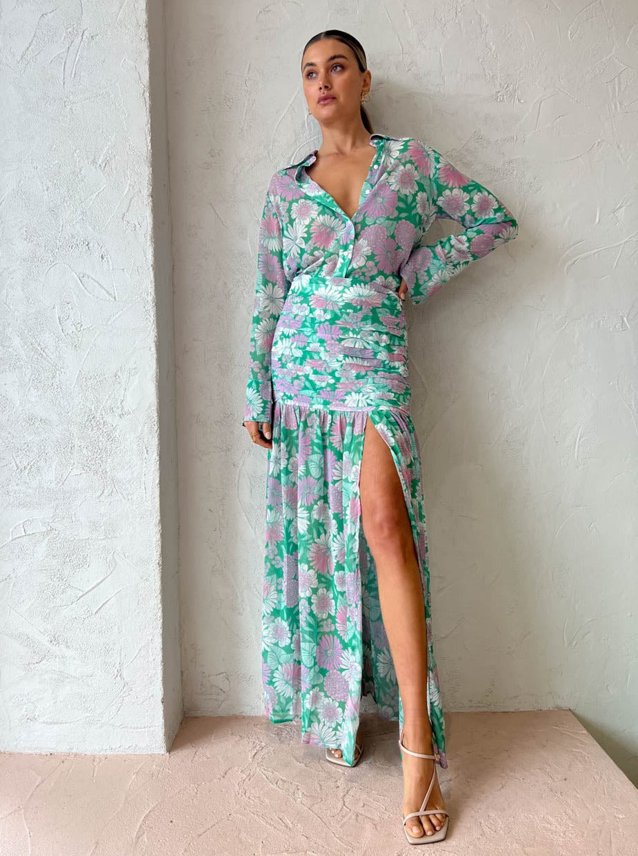 Hansen and Gretel Brynn Skirt in Flowerbomb – Coco & Lola