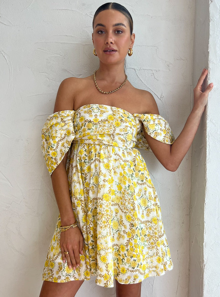 Issy Teacups Dress in Flower Crown – Coco & Lola