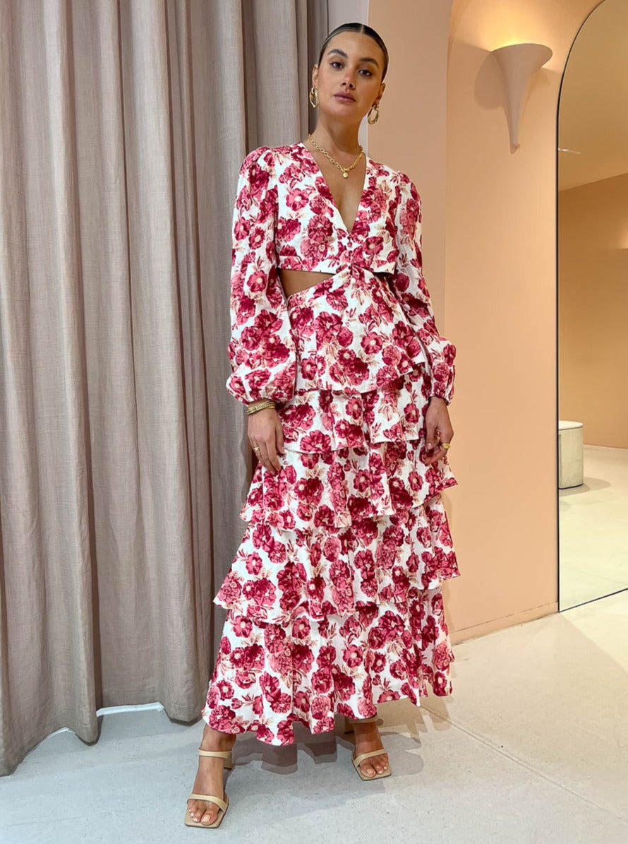 Issy Truly Dress in Blooms – Coco & Lola