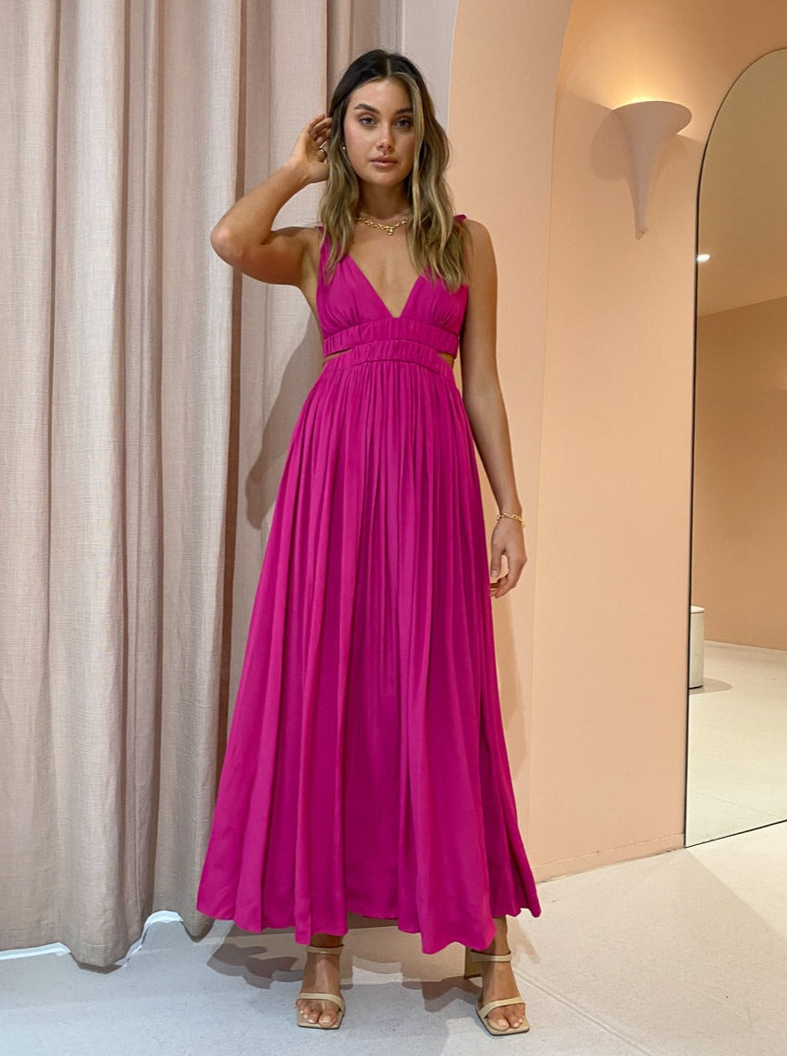 Magali Pascal Jillian Maxi Dress in Berry – Coco & Lola