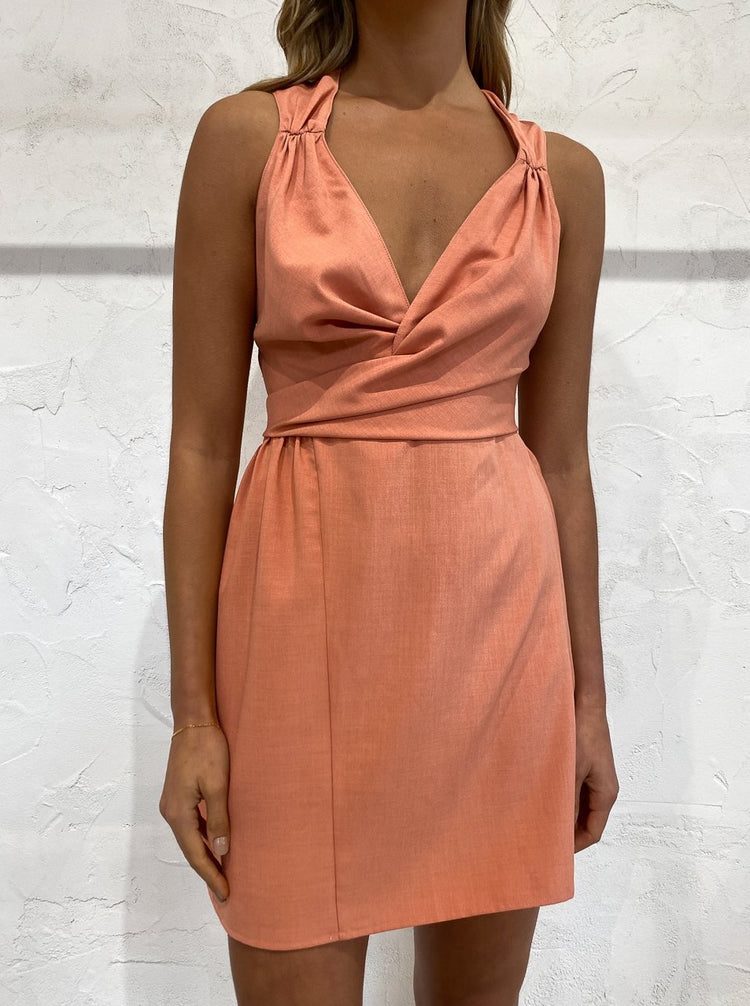 One Fell Swoop Lake Mini Dress in Guava – Coco & Lola