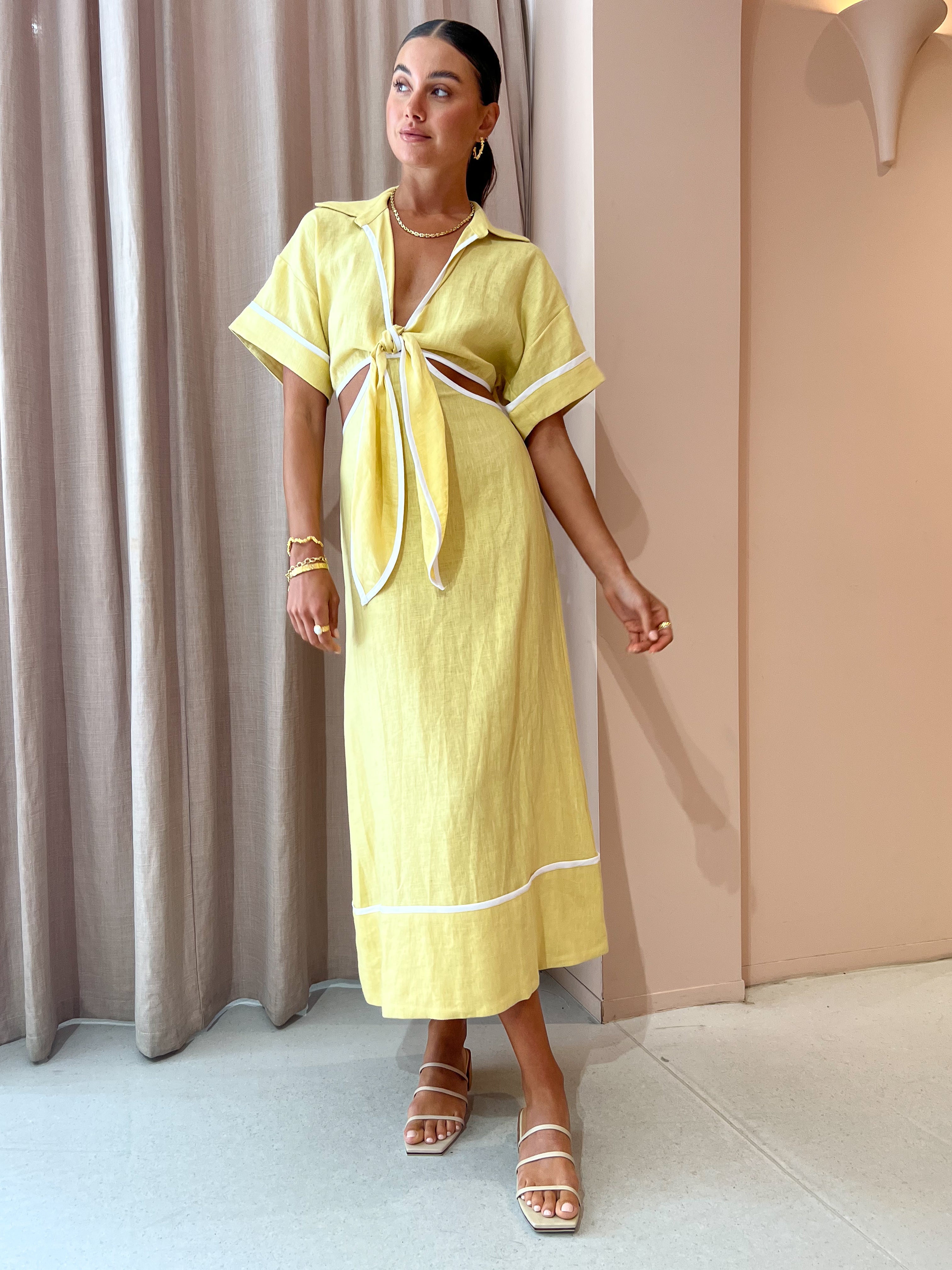 Roame Parque Dress in Butter – Coco & Lola