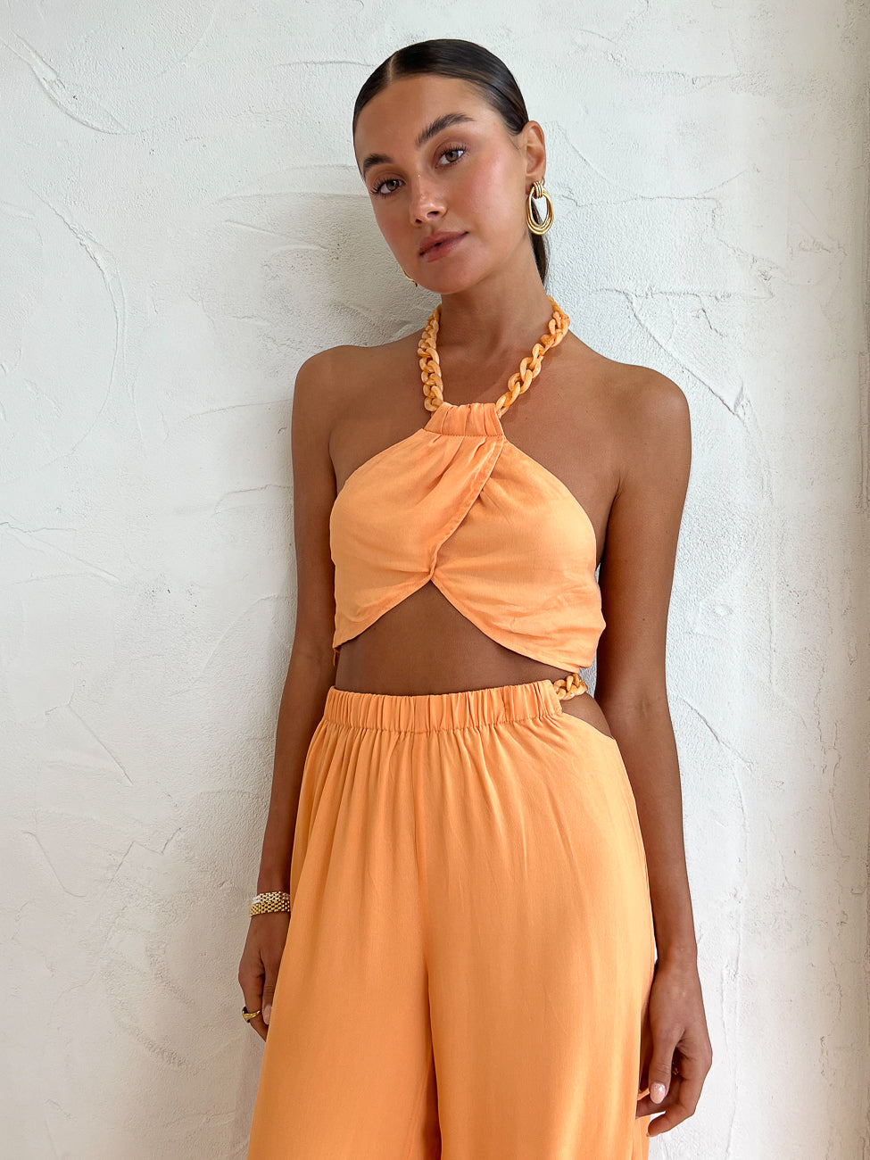 Suboo Aura Halter Neck Top in Melon – Coco & Lola