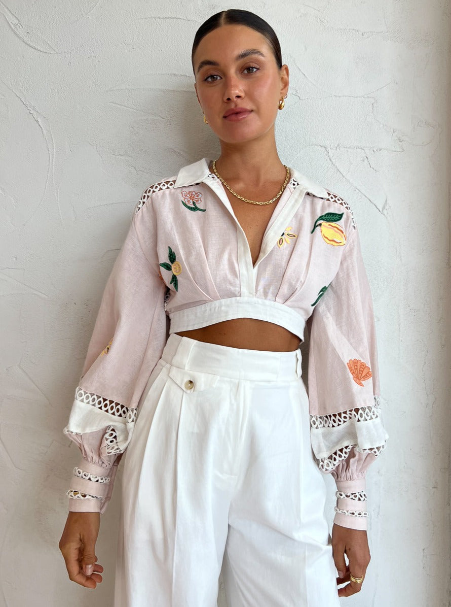 Significant Other Blaire Top in Embroidery Mix – Coco & Lola