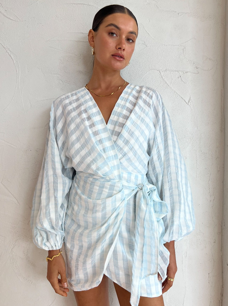 Significant Other Emily Mini Dress in Sky Mix – Coco & Lola