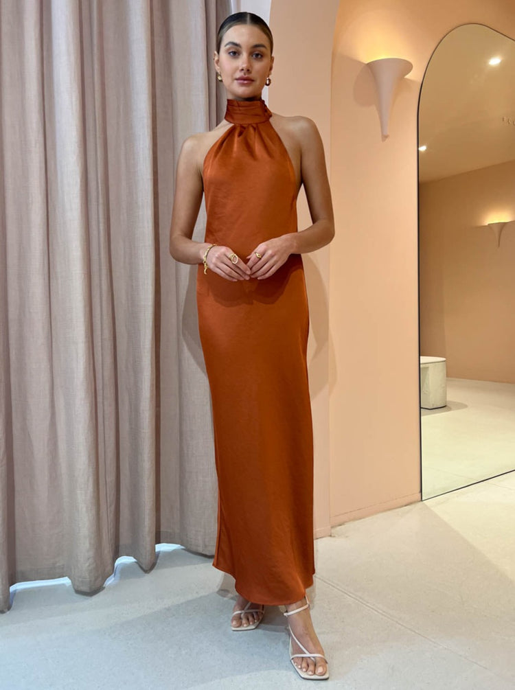 Significant Other Darcy Backless Dress in Clay – Coco & Lola