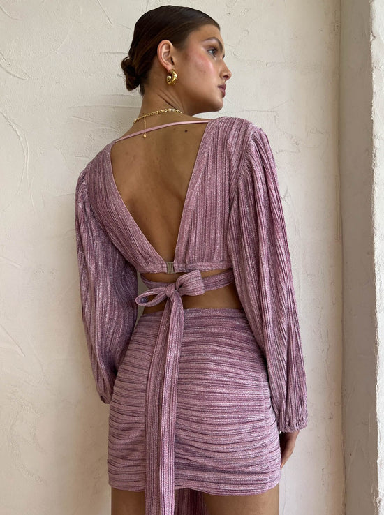 Suboo Mars 3/4 Sleeve Wrap Top in Pink – Coco & Lola