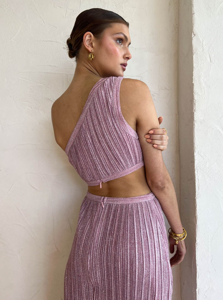 Suboo Mars Sleeveless Cutout Maxi Dress in Pink – Coco & Lola