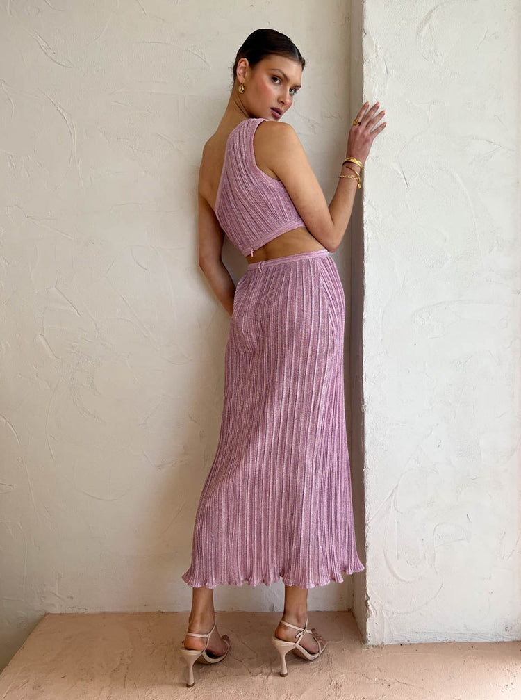 Suboo Mars Sleeveless Cutout Maxi Dress in Pink – Coco & Lola
