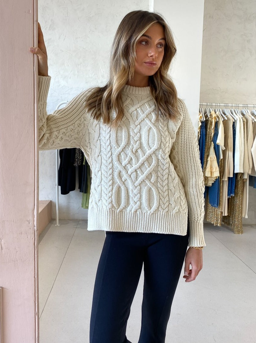 Elka Collective Copenhagen Knit in Cream – Coco & Lola